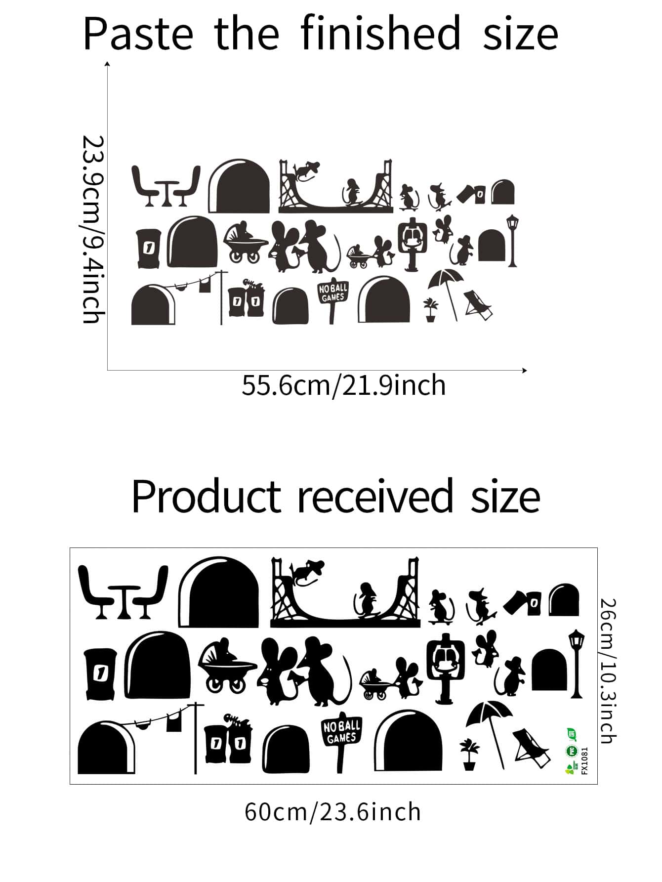 Kids Cartoon Rag Print Wall Sticker | SHEIN TH