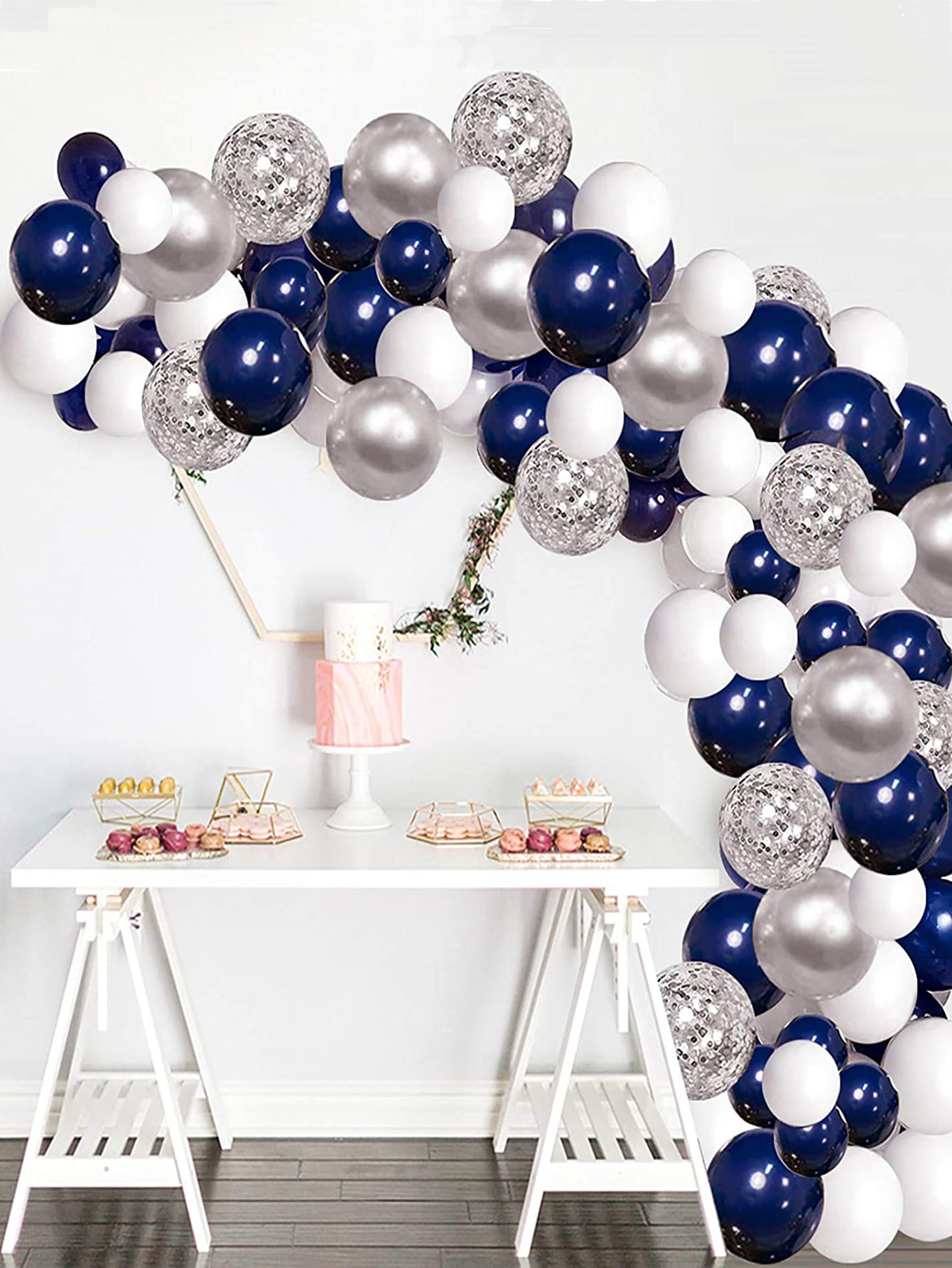 60 pezzi ghirlanda palloncino decorativo