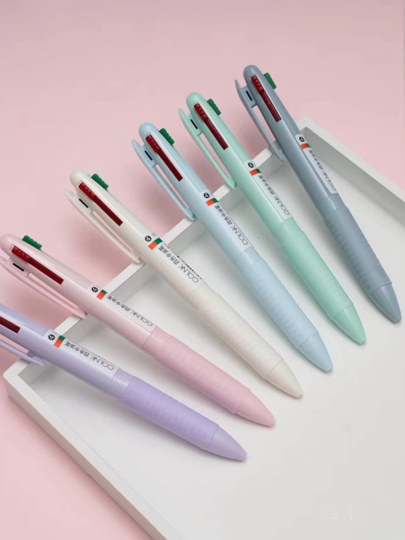 2pcs Random 4 Color Ballpoint Pen