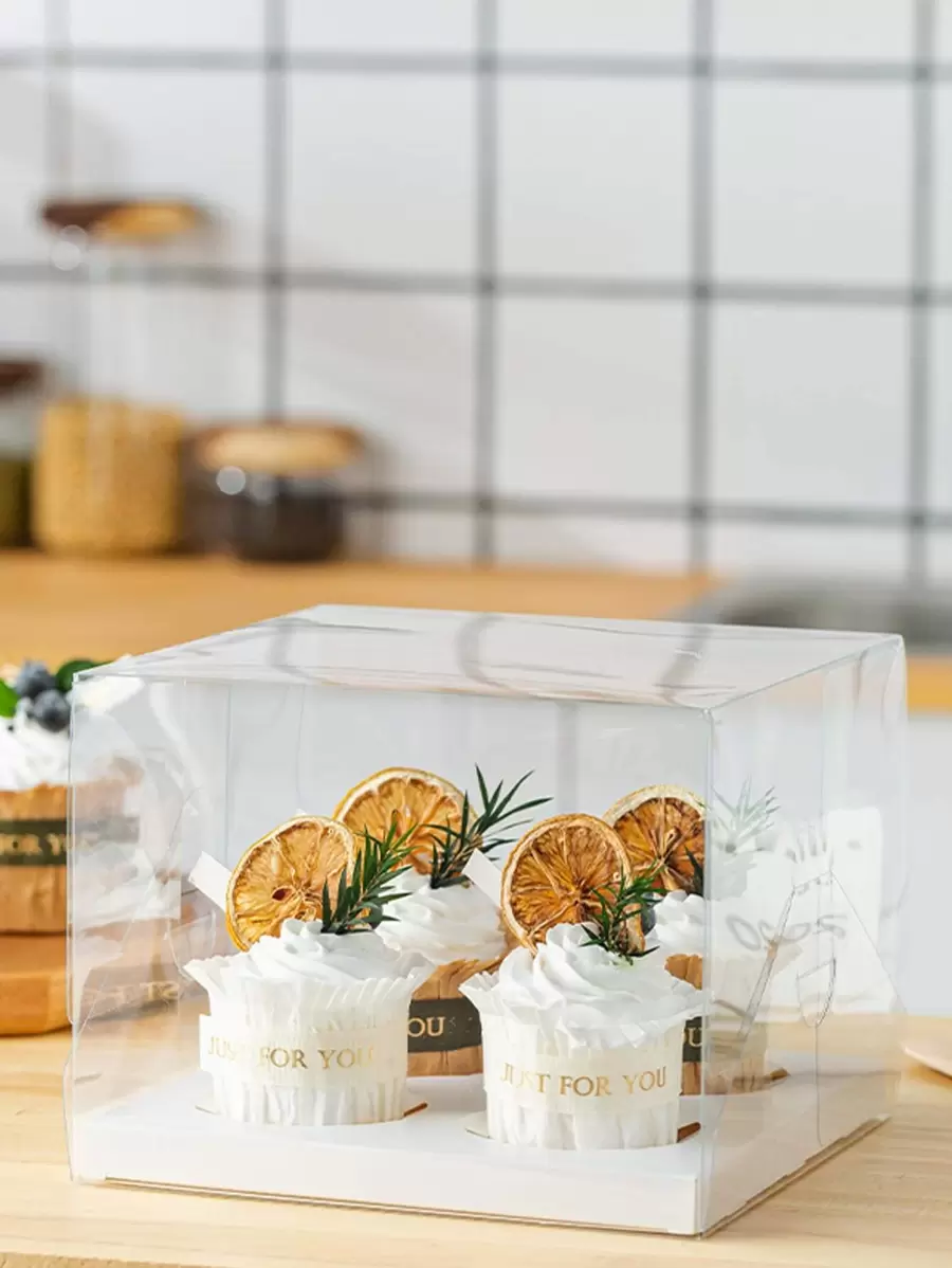 1pc 4 Grid Cake Packing Box | SHEIN USA