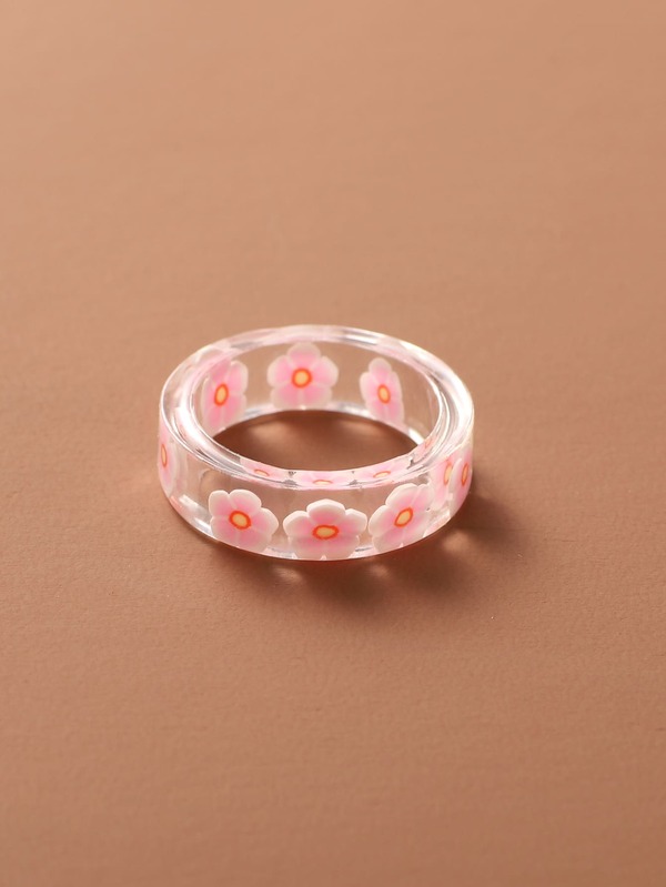Flower Decor Ring | SHEIN USA