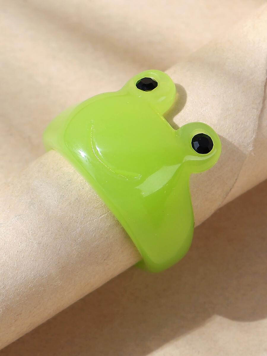 Cartoon Frog Design Ring | SHEIN USA
