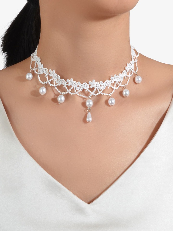 Shein pearl necklace store