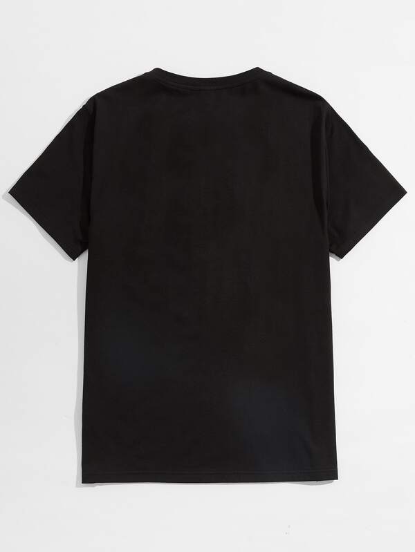 Manfinity EMRG Homme T-shirt En Coton À Lettres | Mode en ligne | SHEIN ...