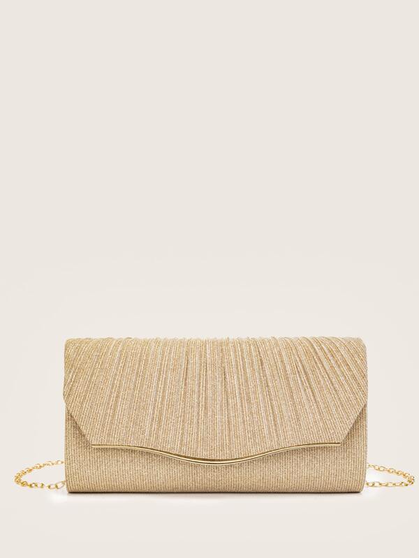 Metal Edge Chain Evening Bag, Perfect Bride Purse For Wedding, Prom ...