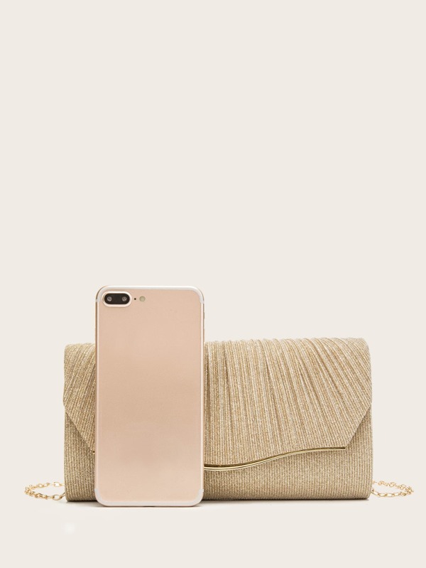 Metal Edge Chain Evening Bag, Perfect Bride Purse For Wedding, Prom ...