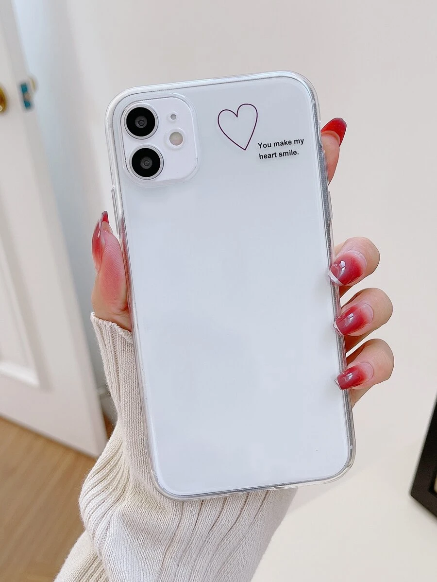 Slogan Graphic Phone Case | SHEIN USA