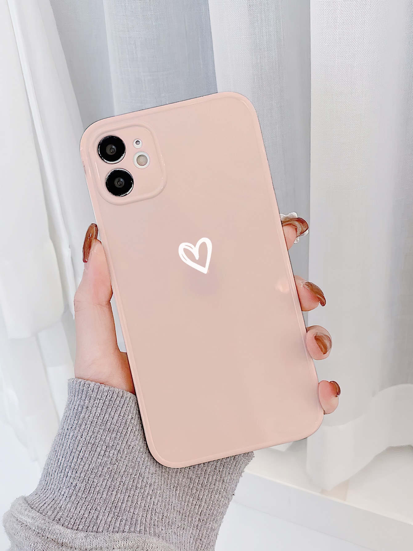 Heart Print Phone Case
