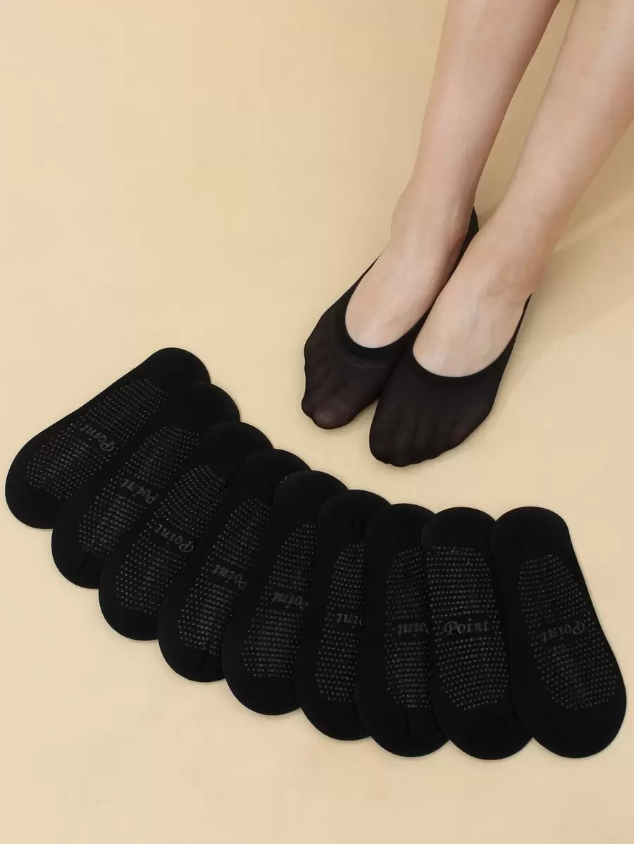 10pairs Plain Invisible Socks | SHEIN USA