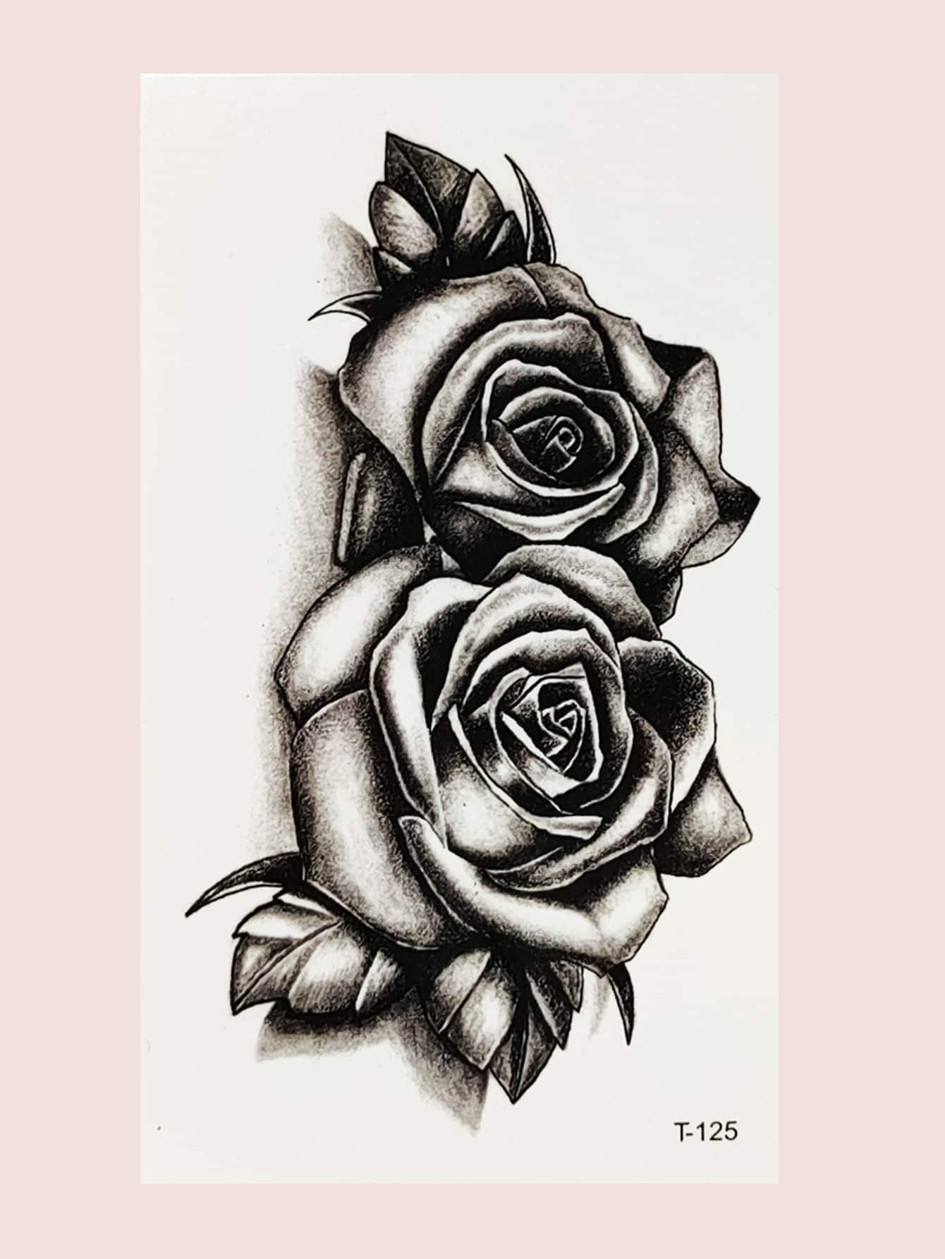 Three Roses Tattoo Outline