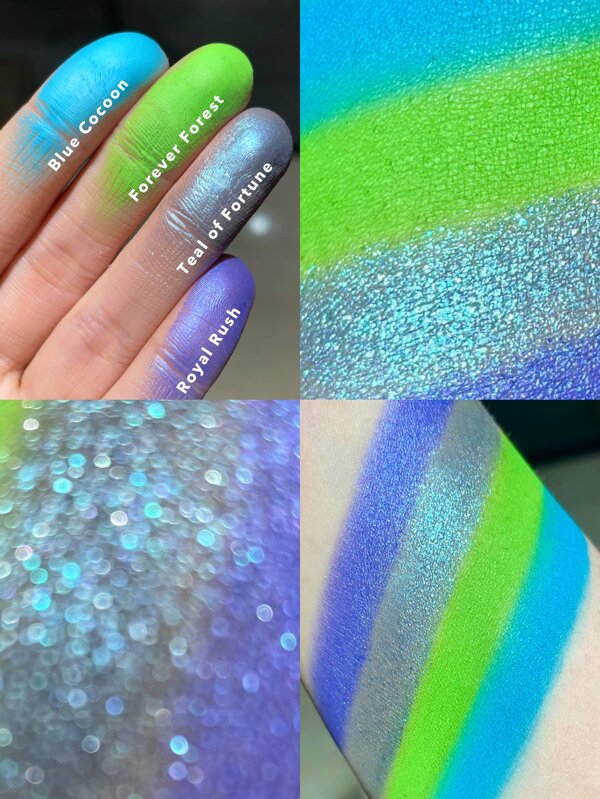 Sheglam Flutter Effect Palette 12 Clolor Glitter Matte Eyeshadow Palette Metallic Bold Color