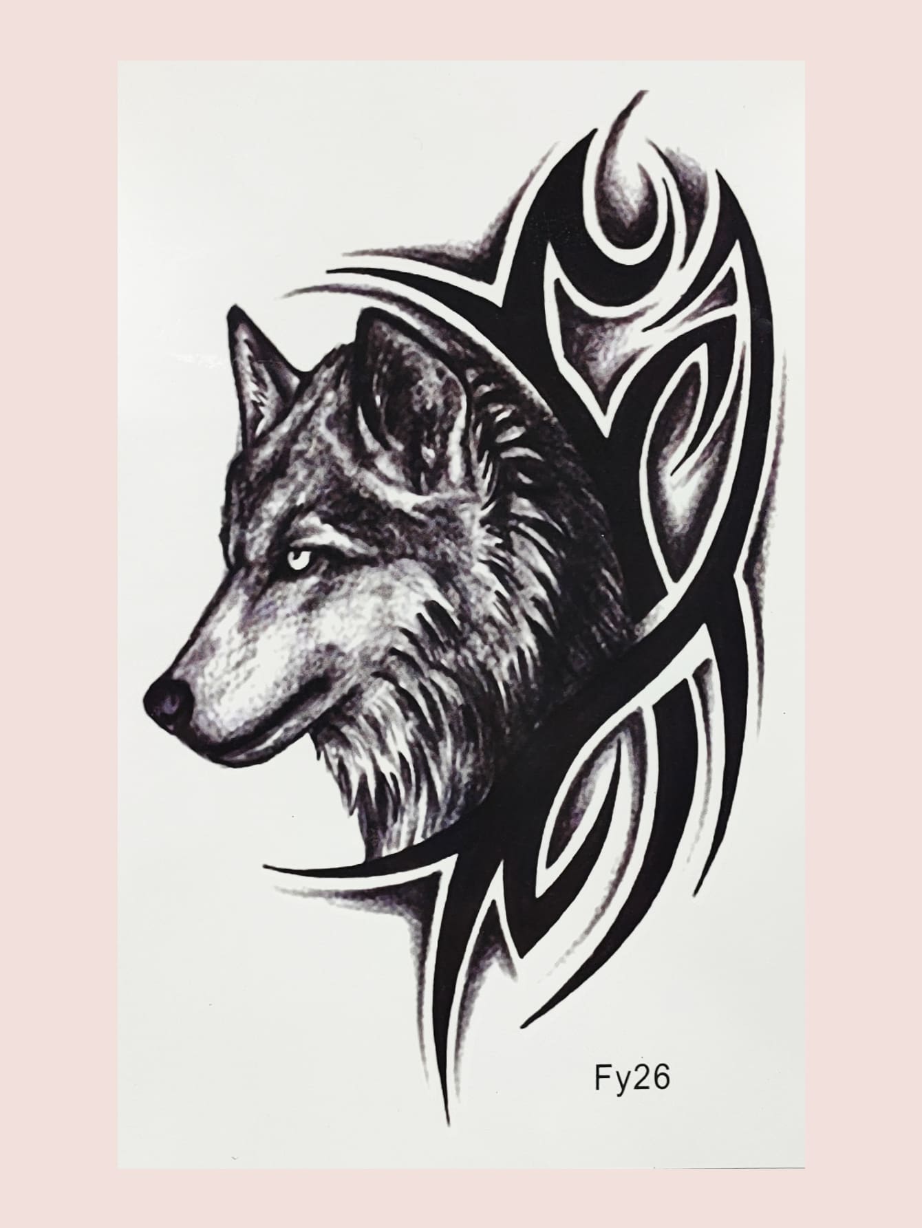 1sheet Wolf Print Tattoo Sticker | SHEIN USA