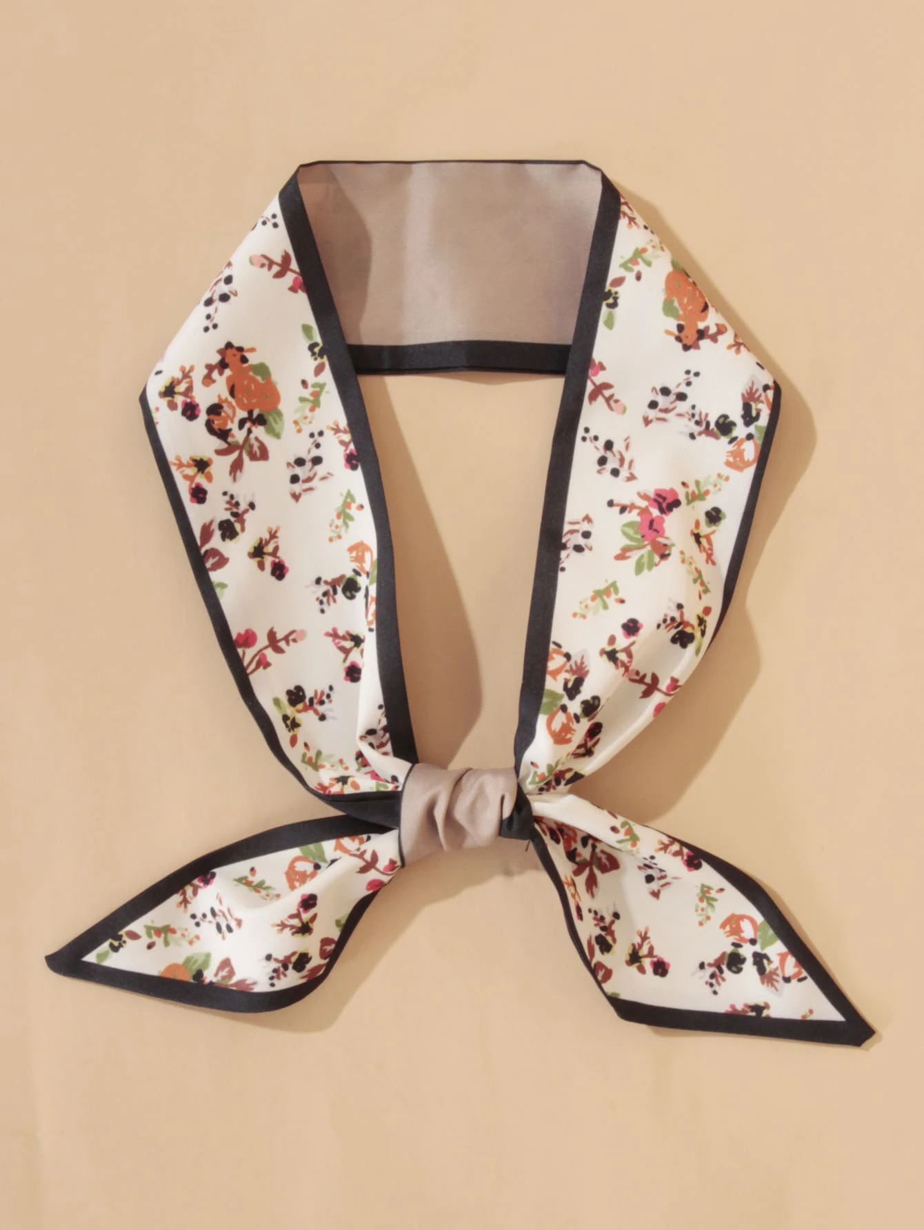 Floral Print Skinny Scarf | SHEIN USA