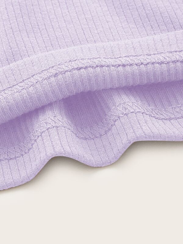 SHEIN EZwear Solid Rib-knit Cami Top | SHEIN USA