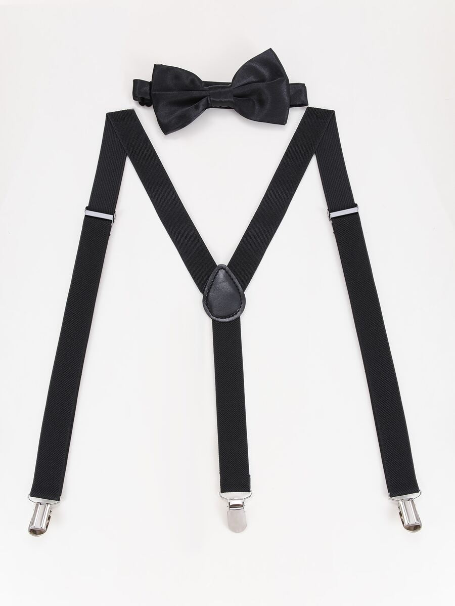 Strap Tie Set,Polka Dot Boys Suspenders And Bow Tie Set Kids Adjustable ...