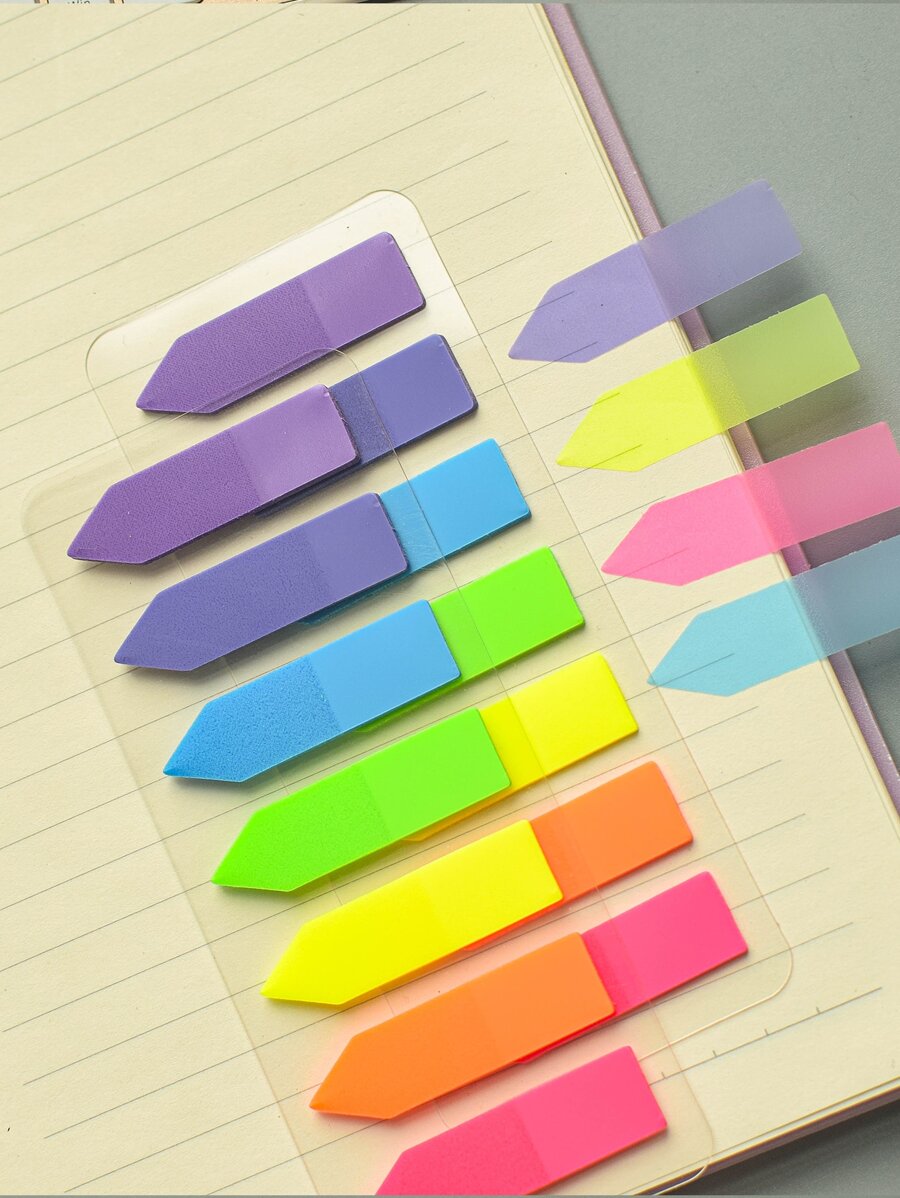 1pc Transparent Sticky Notes, PET Sticky Notes, Extremely Fine Index ...