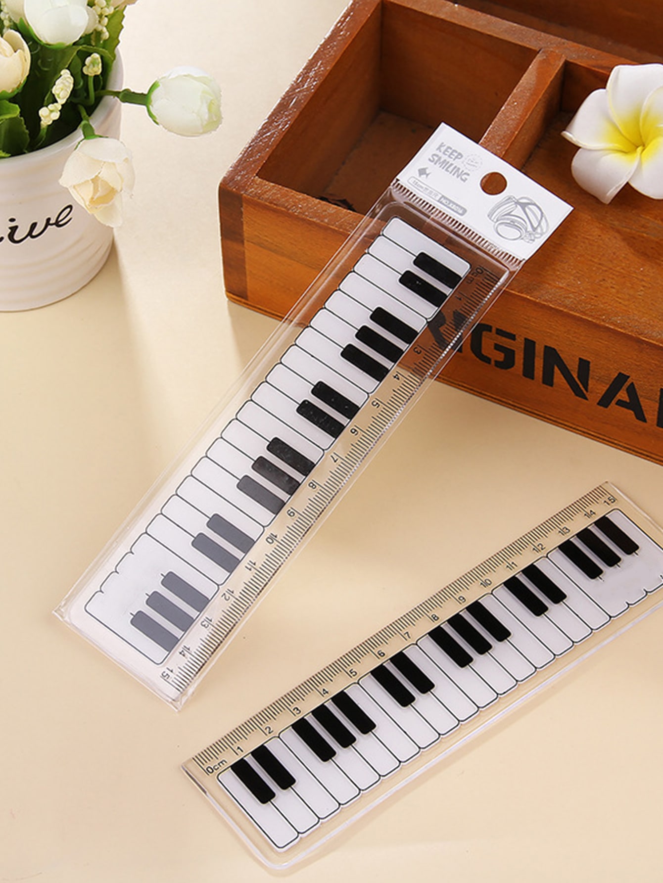 1pc Piano Keyboard Pattern Ruler
