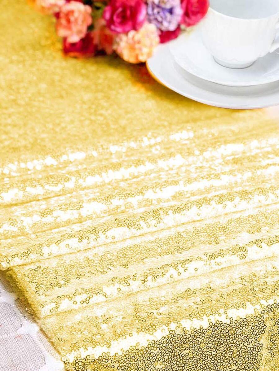 1pc Sequin Decor Party Table Runner | SHEIN USA