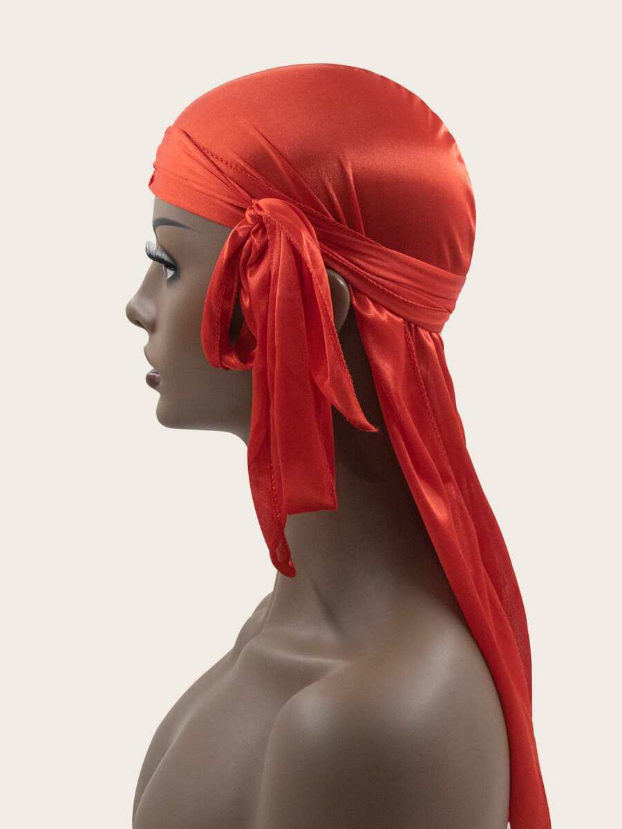 Solid Long Tail Head Wrap | SHEIN USA