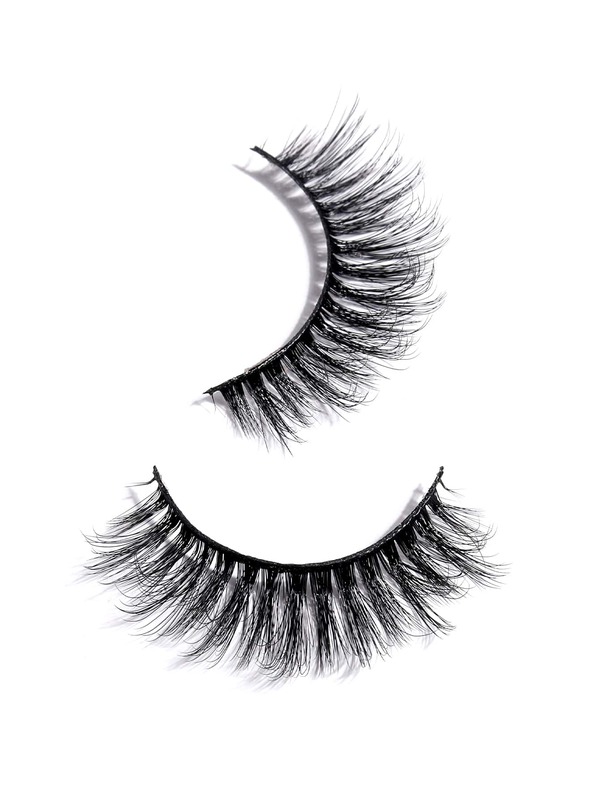8 pairs of complete eyelashes thick curling 15mm fluffy and slim ...