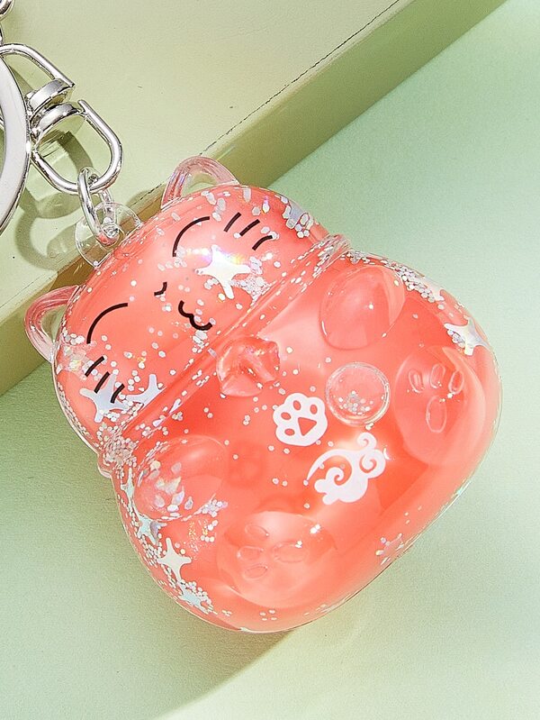Cartoon Cat Charm Keychain | SHEIN USA
