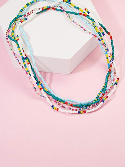Search beads necklace | SHEIN USA