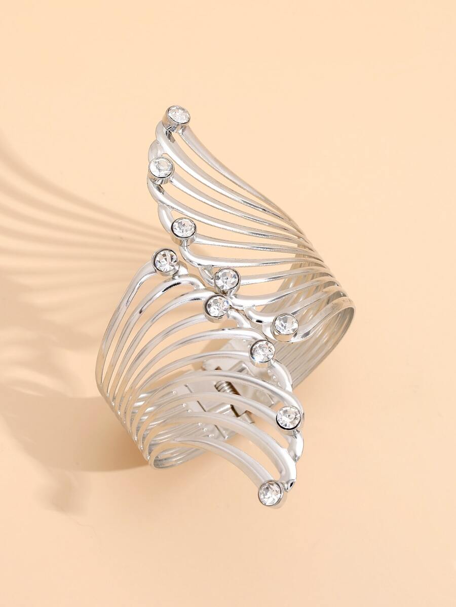 Rhinestone Decor Cuff Bangle | SHEIN USA