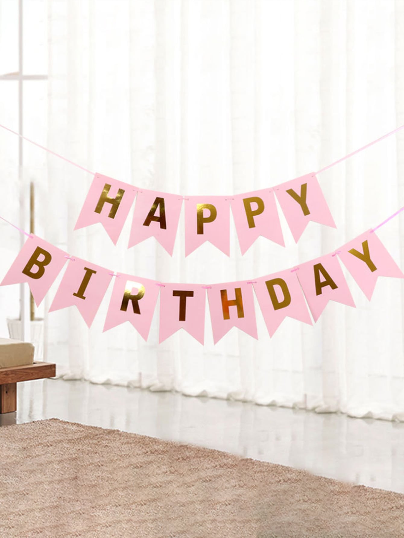 1set Birthday Party Pull Flag