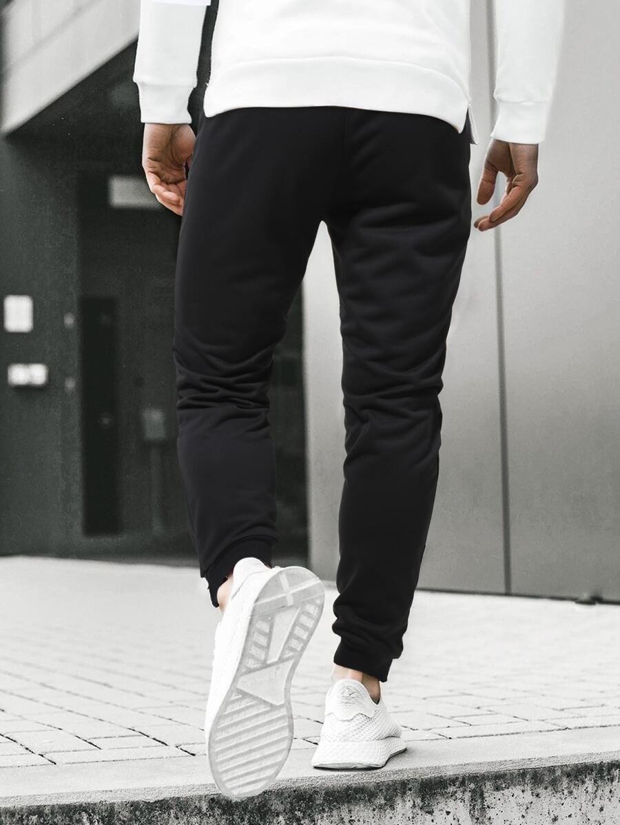 Manfinity Hypemode Loose Fit Mens Sweatpants With Slant Pockets And