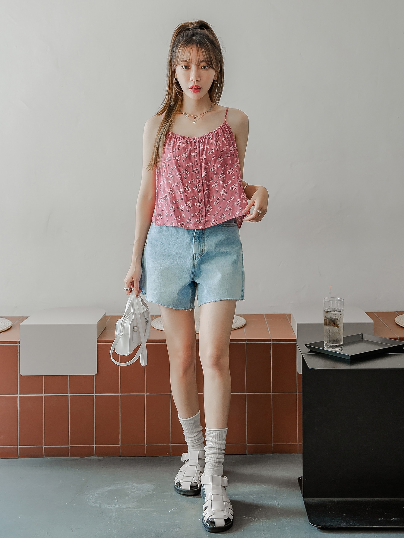 Dazy Ditsy Floral Cami Top Shein Uk