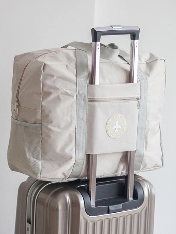 1pc Portable Travel Storage Bag, Large Foldable Acrylic Packing Bag For ...