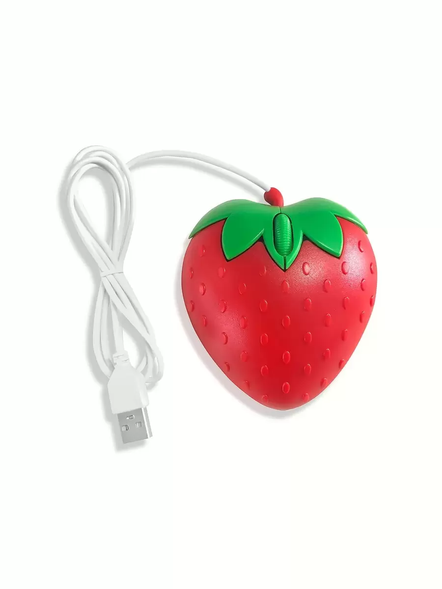 Strawberry Shaped Wired Computer Mouse, Gaming Mouse | SHEIN USA