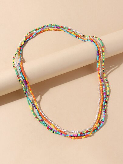 Search beads necklace | SHEIN USA