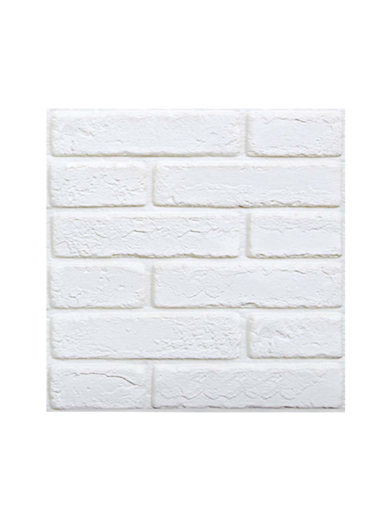 1pc Brick Pattern Polyfoam Wall Sticker