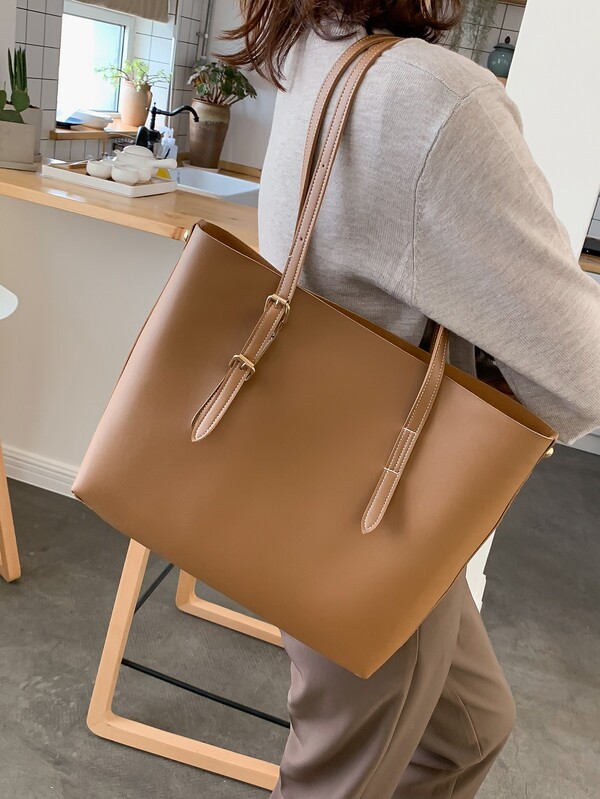 Minimalist Large Capacity Tote Bag | SHEIN USA