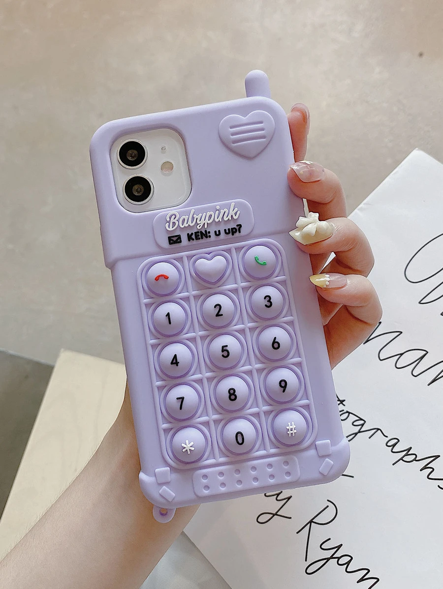 Push Pop Bubble Fidget Phone Case | SHEIN USA