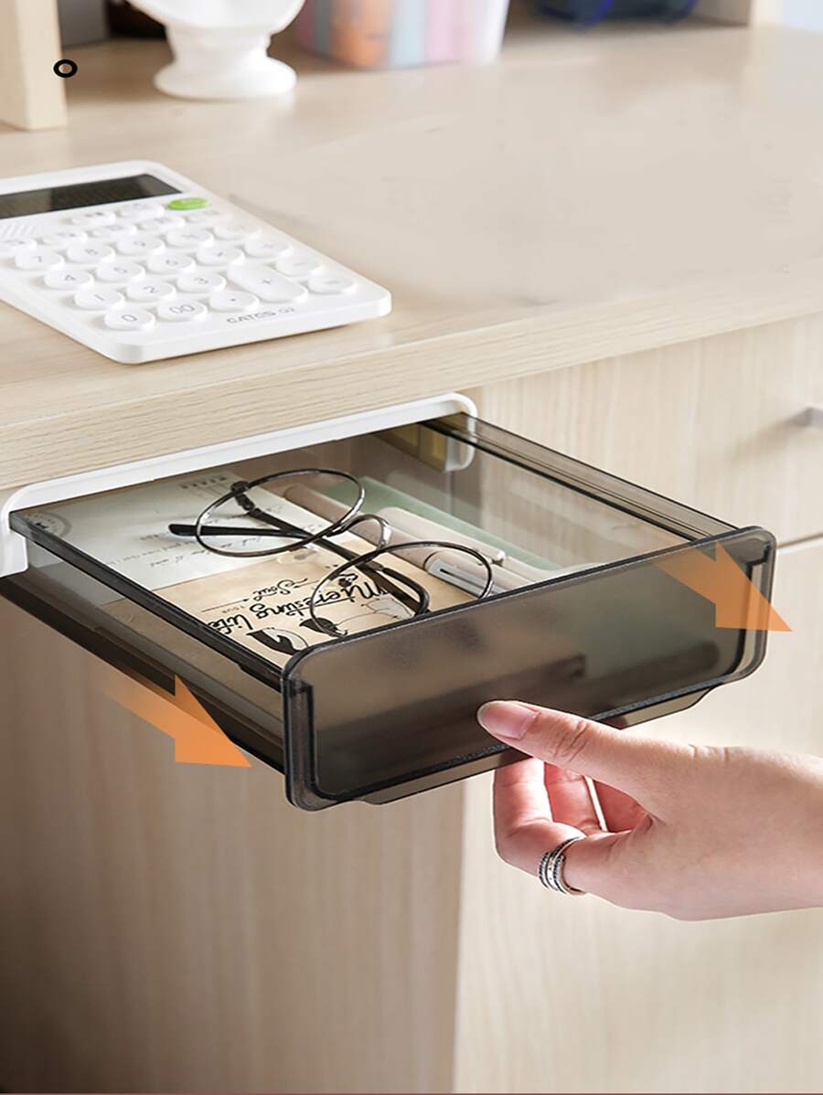 1pc Drawer Design Random Storage Box, Plastic Invisible Storage Drawer ...