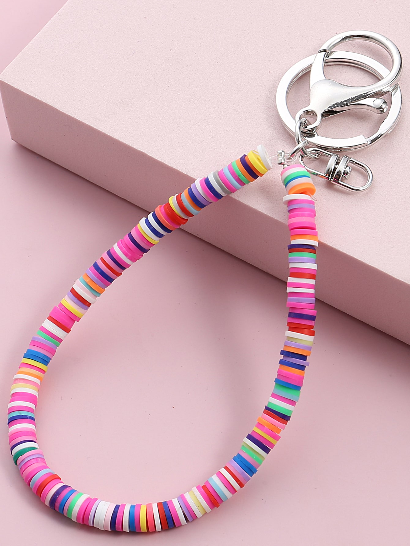 Random Color Soft Clay Keychain