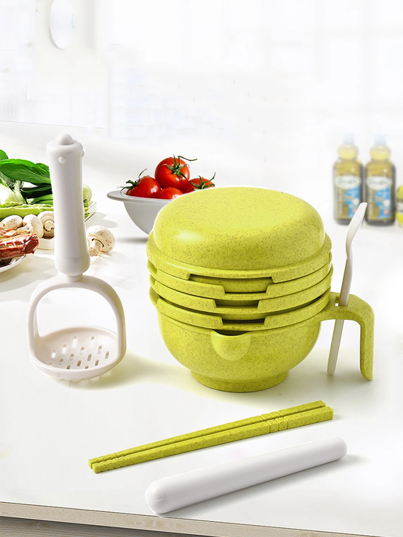 1set Food Grinding Bowl 【数々のアワードを受賞】
