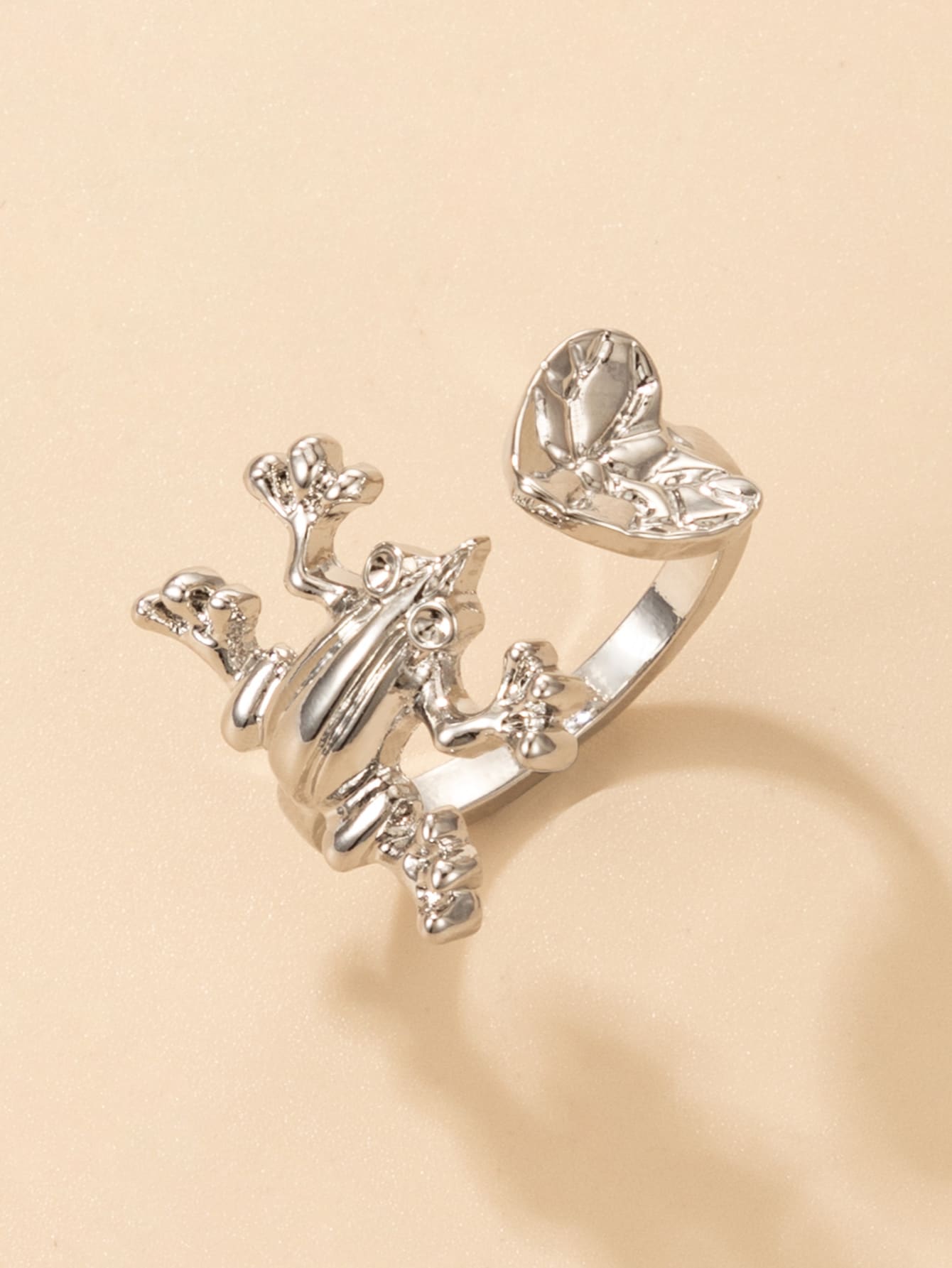 Frog Design Cuff Ring | SHEIN USA