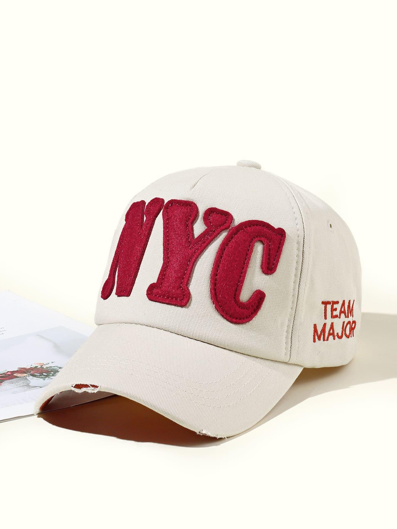 Letter Embroidery Baseball Cap
