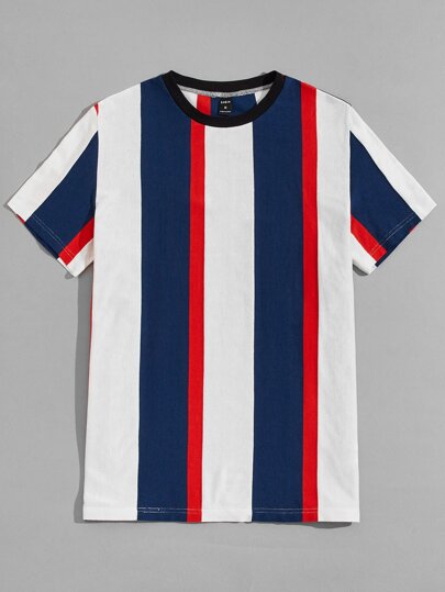 Men Striped T shirts | SHEIN UK