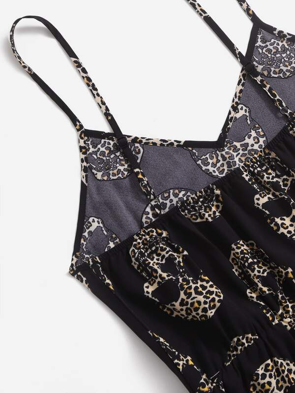 SHEIN LUNE Skull Print Cami Dress | SHEIN EUR