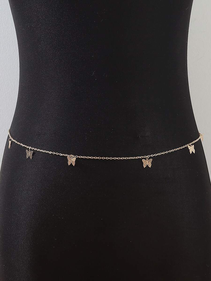 Butterfly Charm Waist Chain | SHEIN USA