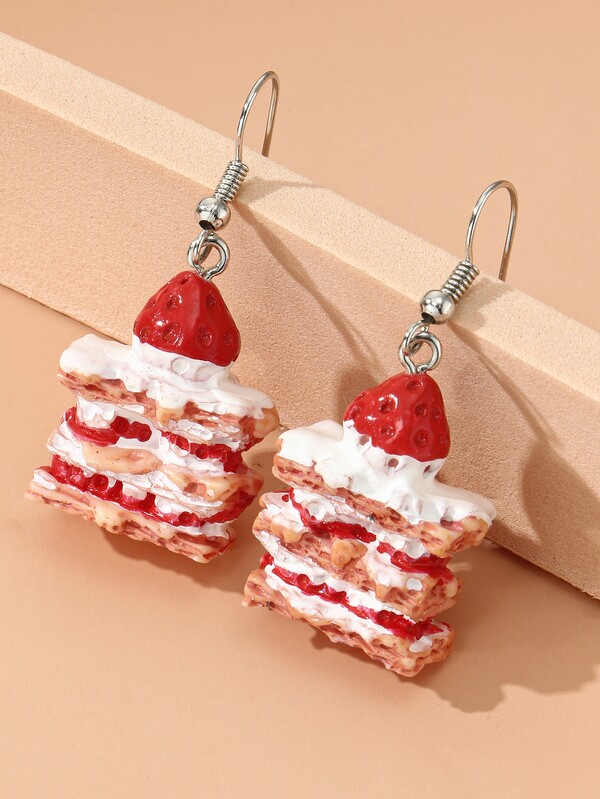 Cake Design Drop Earrings | SHEIN USA