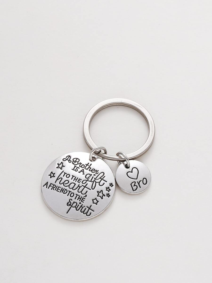 Men Round Charm Keychain | SHEIN USA