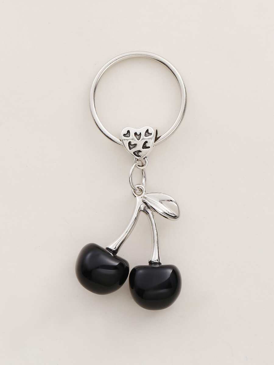 Cherry Charm Keychain | SHEIN UK