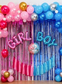 100pcs Baby Shower Party Balloon & Tassel Set | SHEIN USA