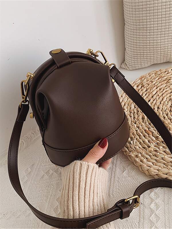 Mini Minimalist Bucket Bag | SHEIN USA