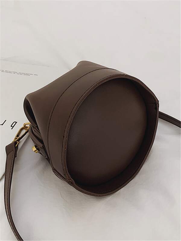 Mini Minimalist Bucket Bag | SHEIN USA